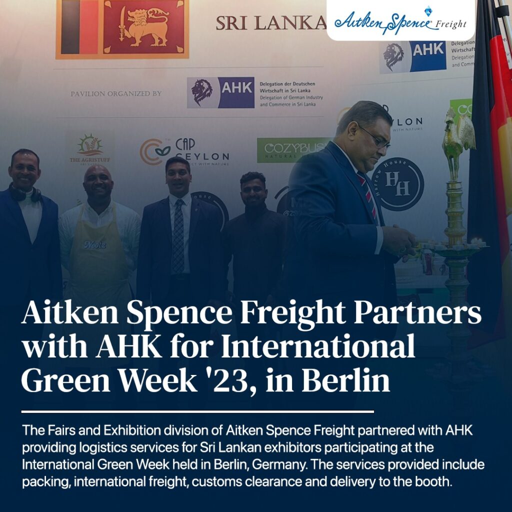 Aitken Spence Freight Partners with AHK for International Green Week ...