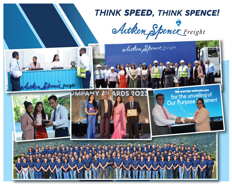 Team Aitken Spence Freight....... Think Speed, Think Spence!!!